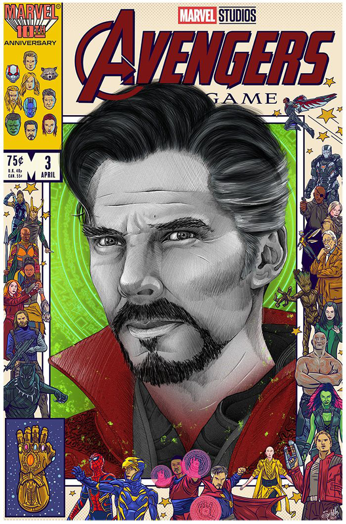 The Avengers by the Marvel MCU Multiverse Fan Posters Vinyl Paper ...