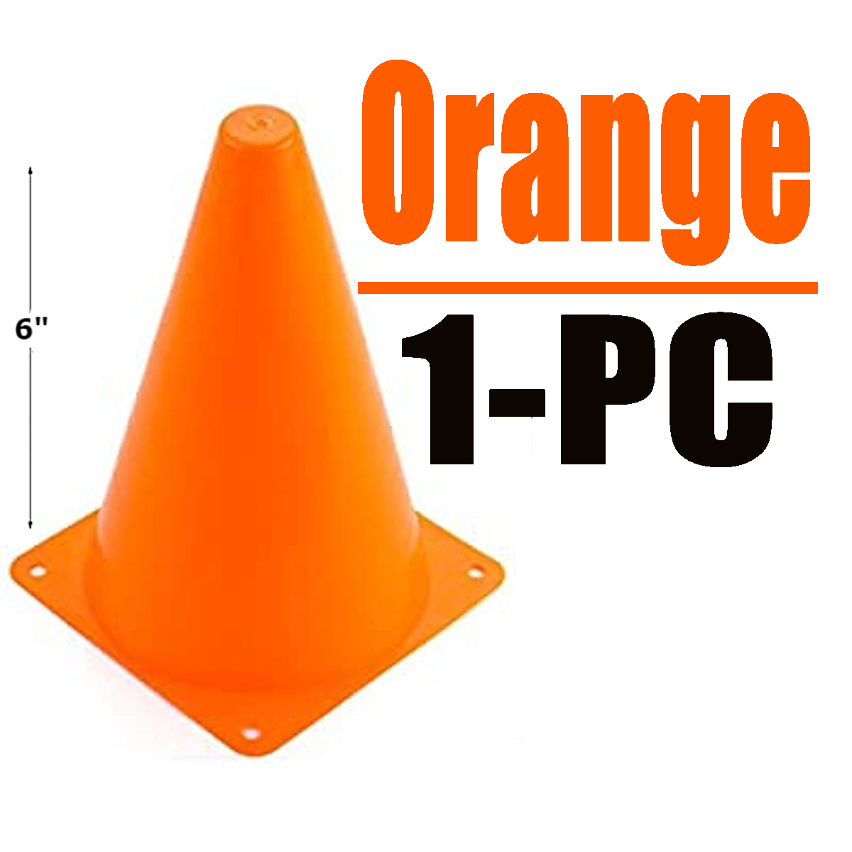 6 inch Multipurpose Training Cones Football Basketball, Soft & Durable ...