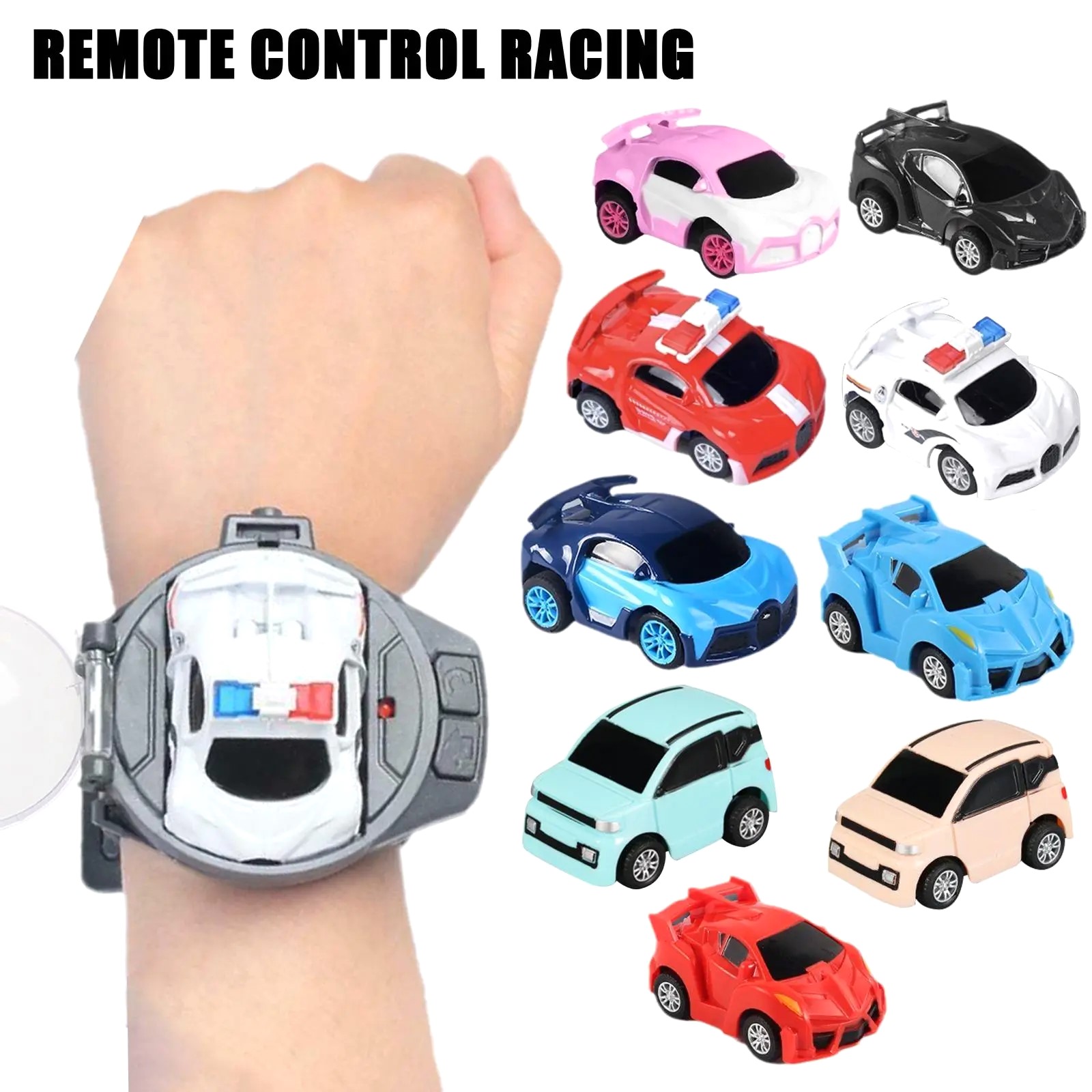 RC Mini Car Watch Cartoon Toy Remote Control 2.4 GHz Mini USB Charging ...
