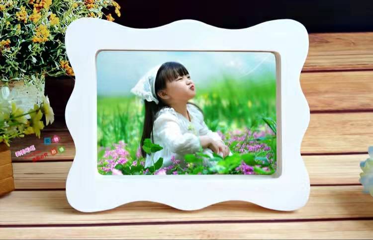 Pack Of 3 Imported Modern Style White Color Wooden Desk Photo Frame ...