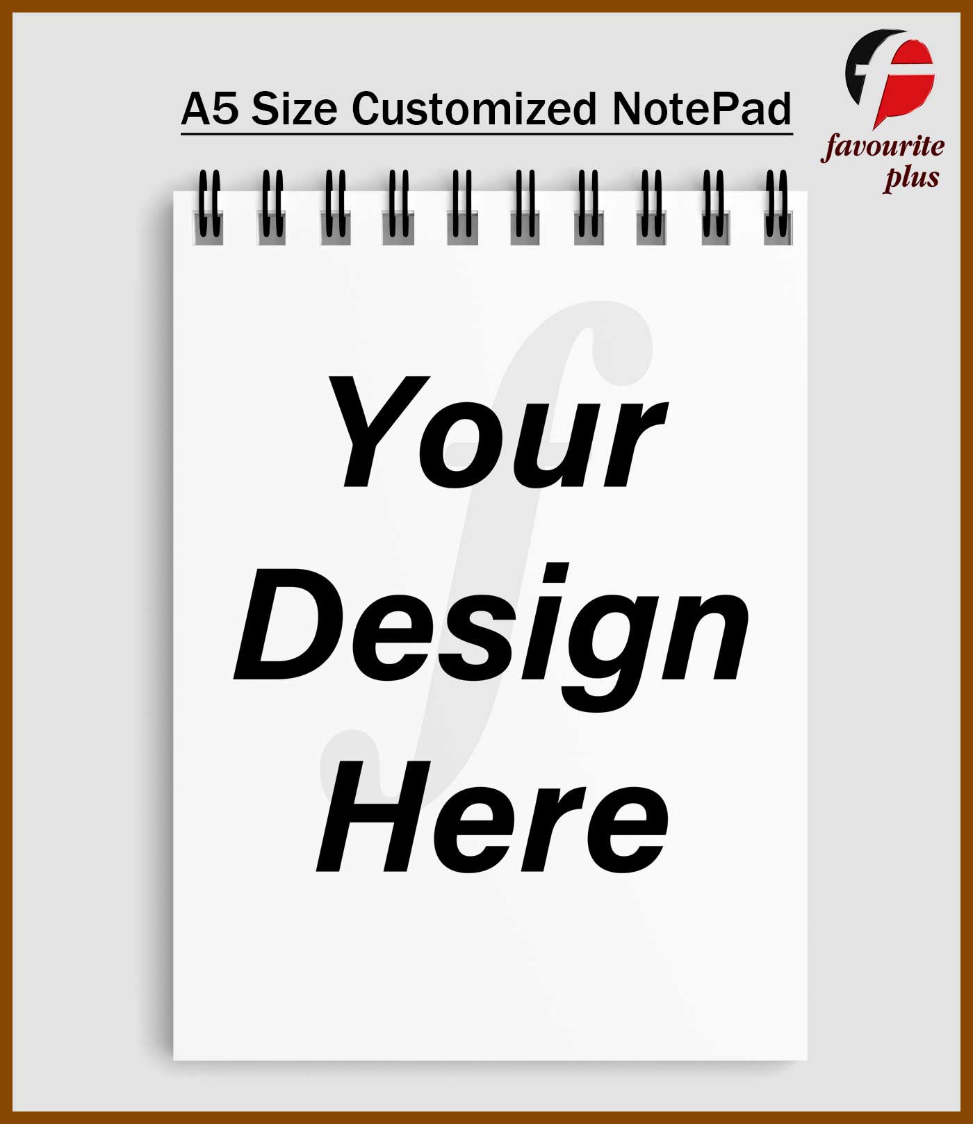 Create Your Own Custom A5, A6 Size Printed Note Pad with Your Unique ...