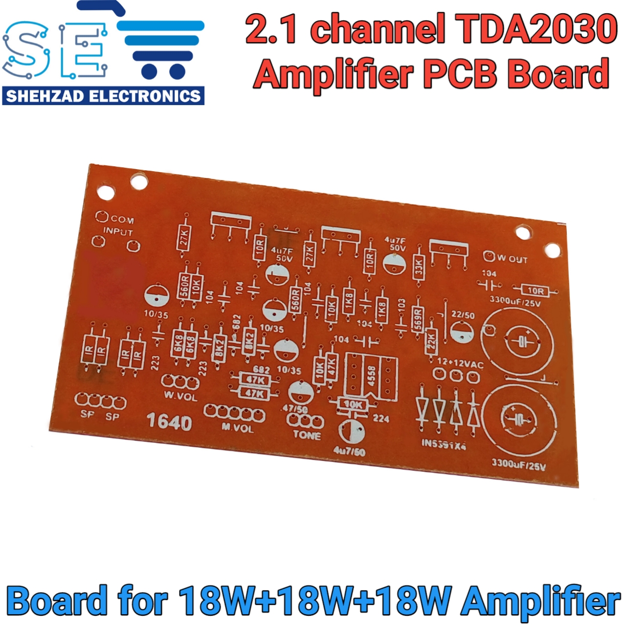 DIY Audio Amplifier Bass Tone Echo Rectifiers Inverter PCBs Bare Board ...