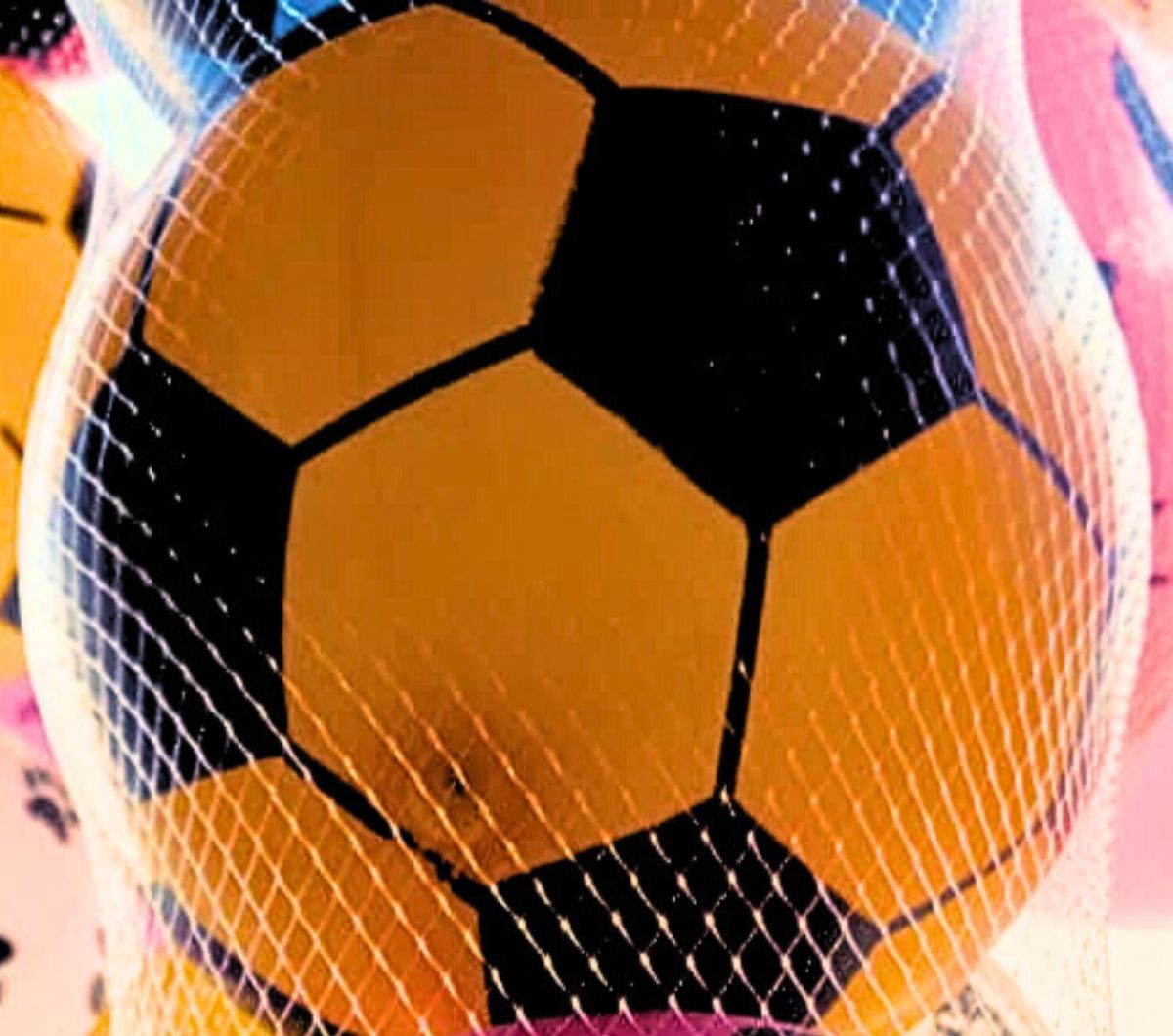 Rubber Football 10.5 Inch for Kids Inflatable Beach Ball Soccer - Soft ...