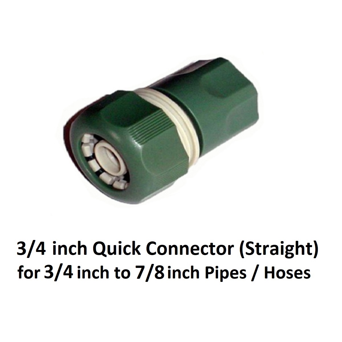 Quick Connect Hose Connector - 1/2 inch, 3/4 inch, 1 inch Inlet Pipes ...