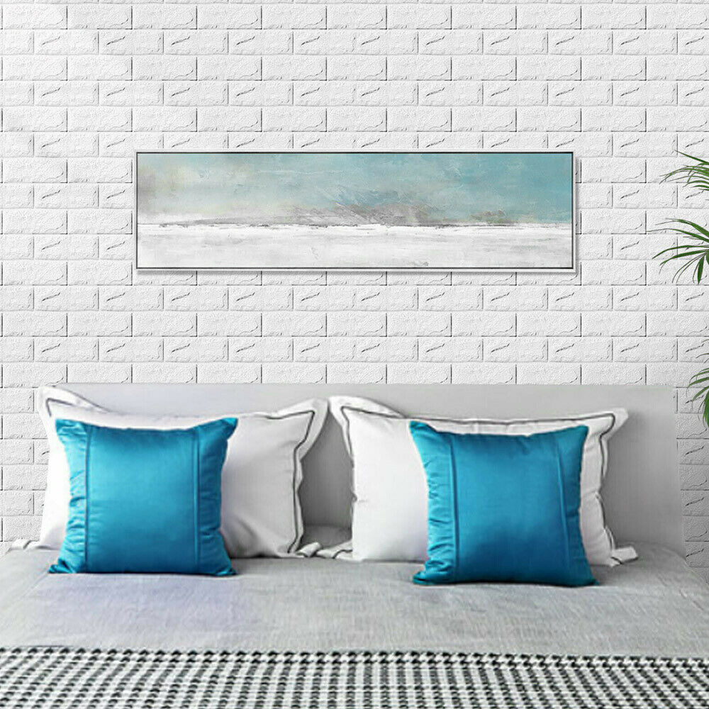 [Pack of 8] Brick Wall 3D Sticker Self-Adhesive Foam Wallpaper Panels ...