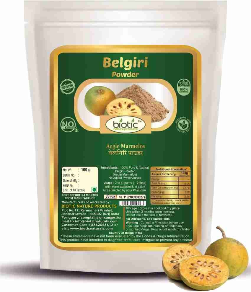 biotic Belgiri Powder (Angle Marmelos) Baelgiri | Bel |Bael Fruit ...