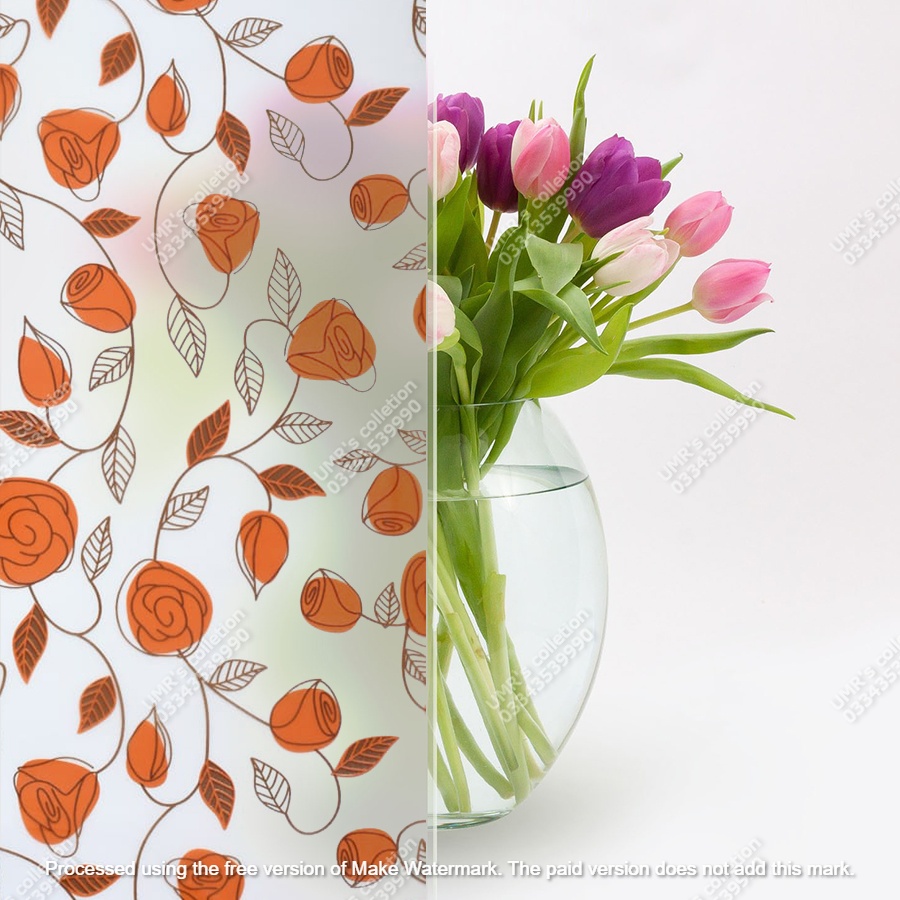 Decorative Glass Sticker For Windows & Glass Doors | Daraz.pk