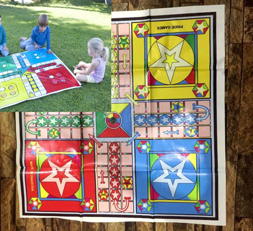 Giant Ludo Game 24 x 24 inch Kids Ludo Giant Game Plastic Ludo Board ...