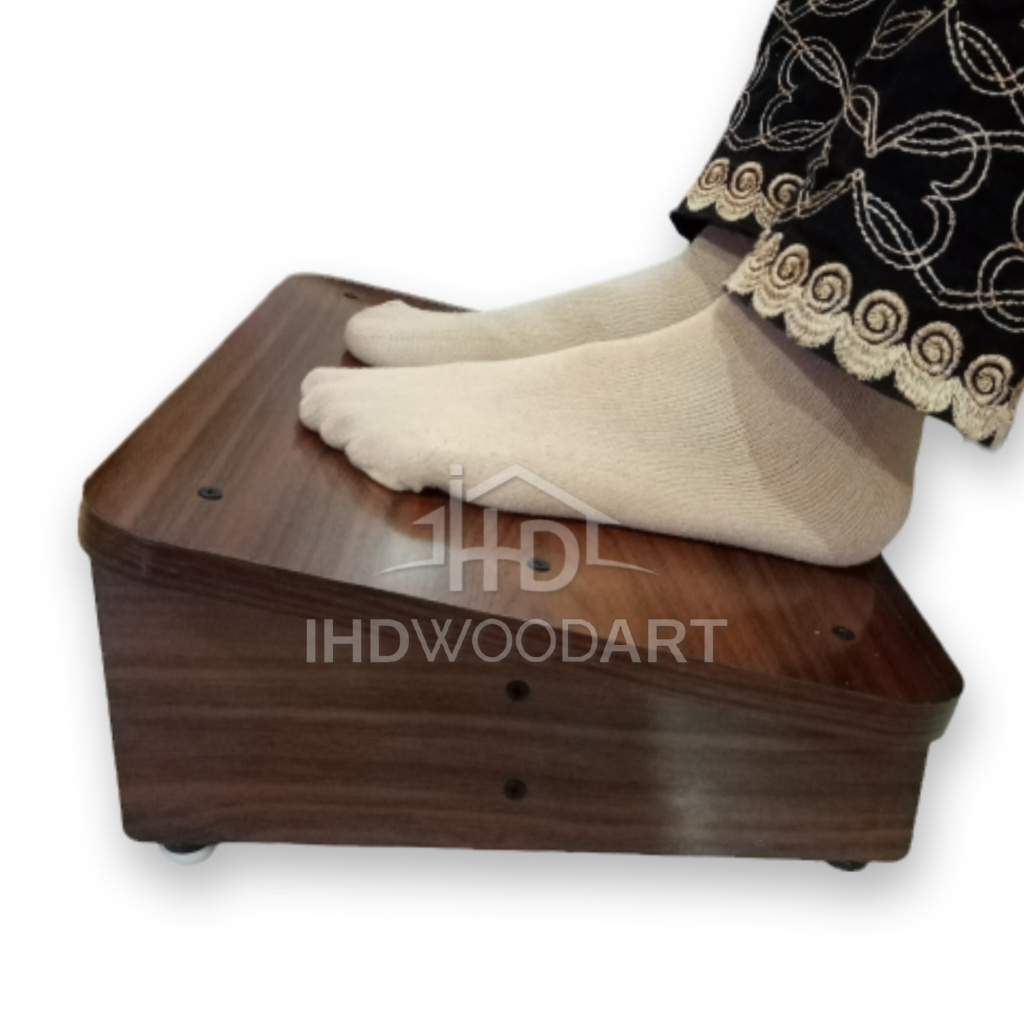 Footrest for Office & Home Under Desk Wooden Foot Rest Foot stool ...