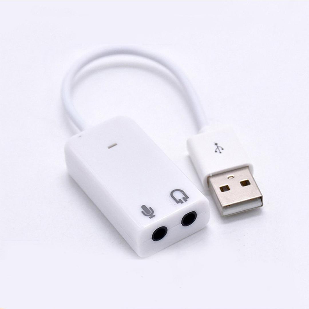 USB Sound Card | External Stereo Sound Card with 3.5 mm Headphone and ...