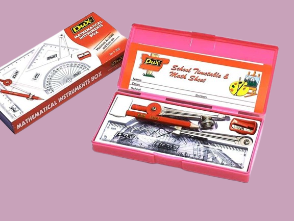 Mathematical Instruments Geometry Box | Art # P-701/702 | Comprehensive ...