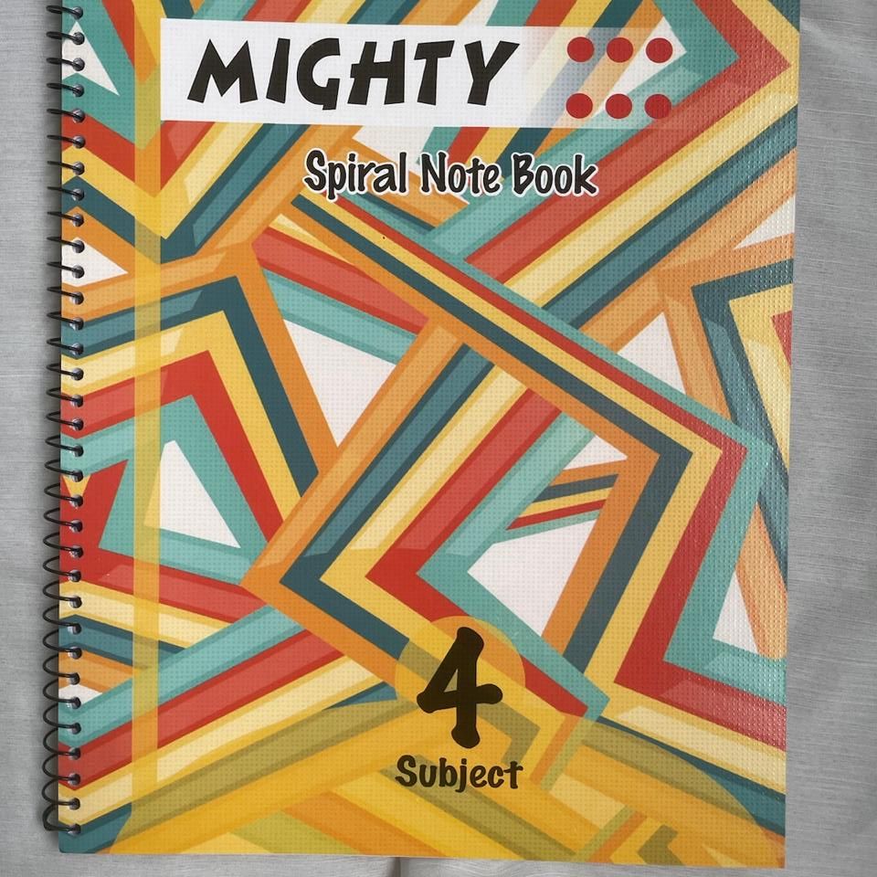 Mighty 4 subject A4 size spiral notebook | Daraz.pk