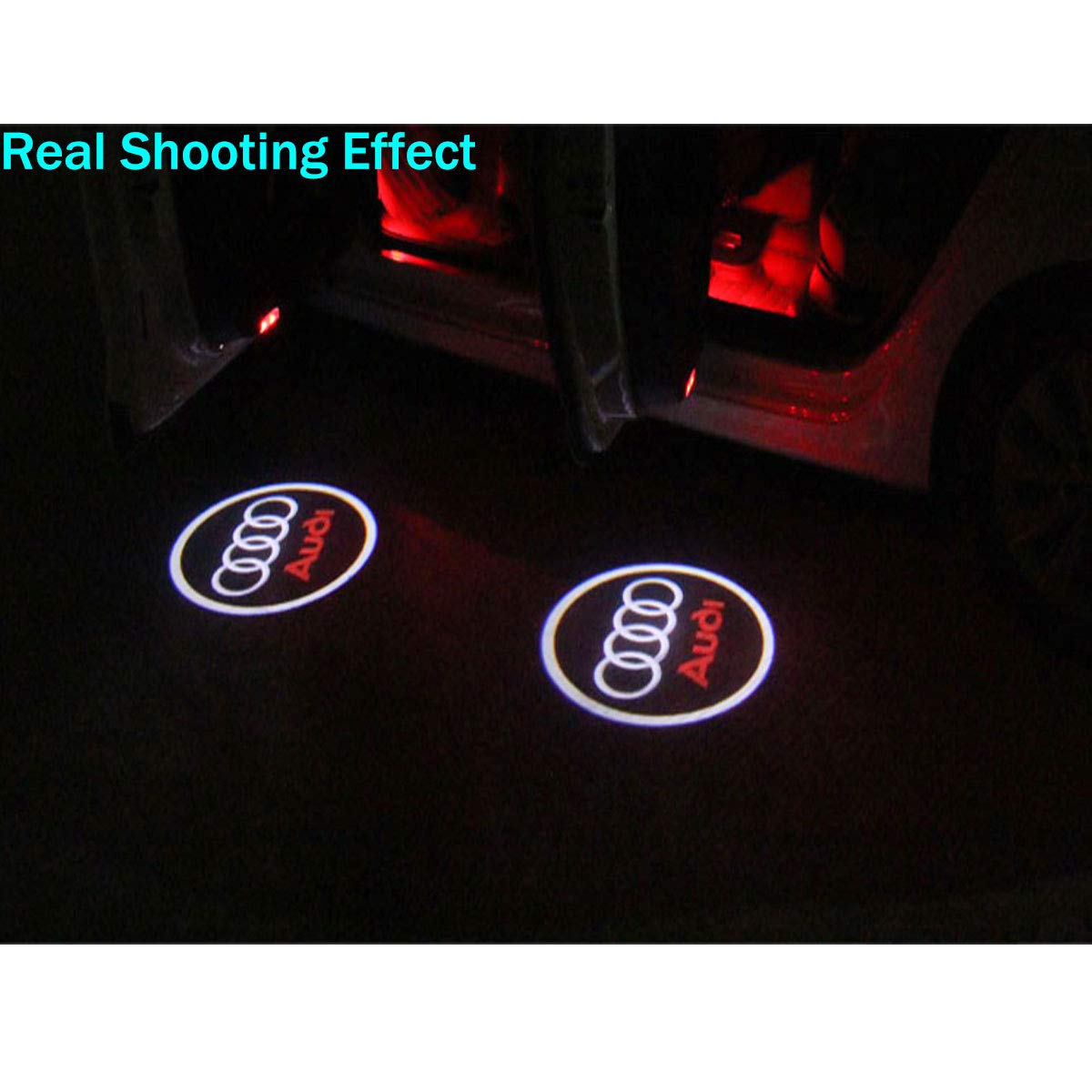 Wireless Courtesy LED Logo Door Light With Welcome Audi Logo D199 ...