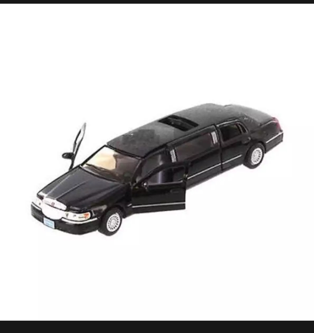 Kinsmart metal limousine car 7" die cast model car limousine toy car ...