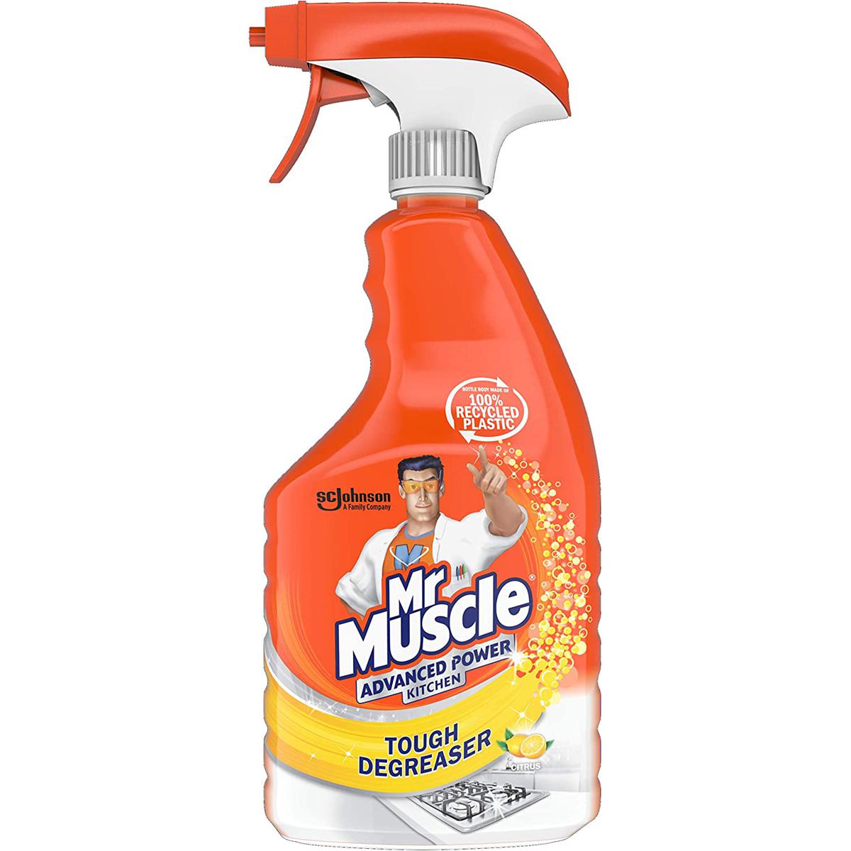 Mr Muscle Kitchen Cleaner Advanced Power Tough Degreaser Spray - 500ml ...