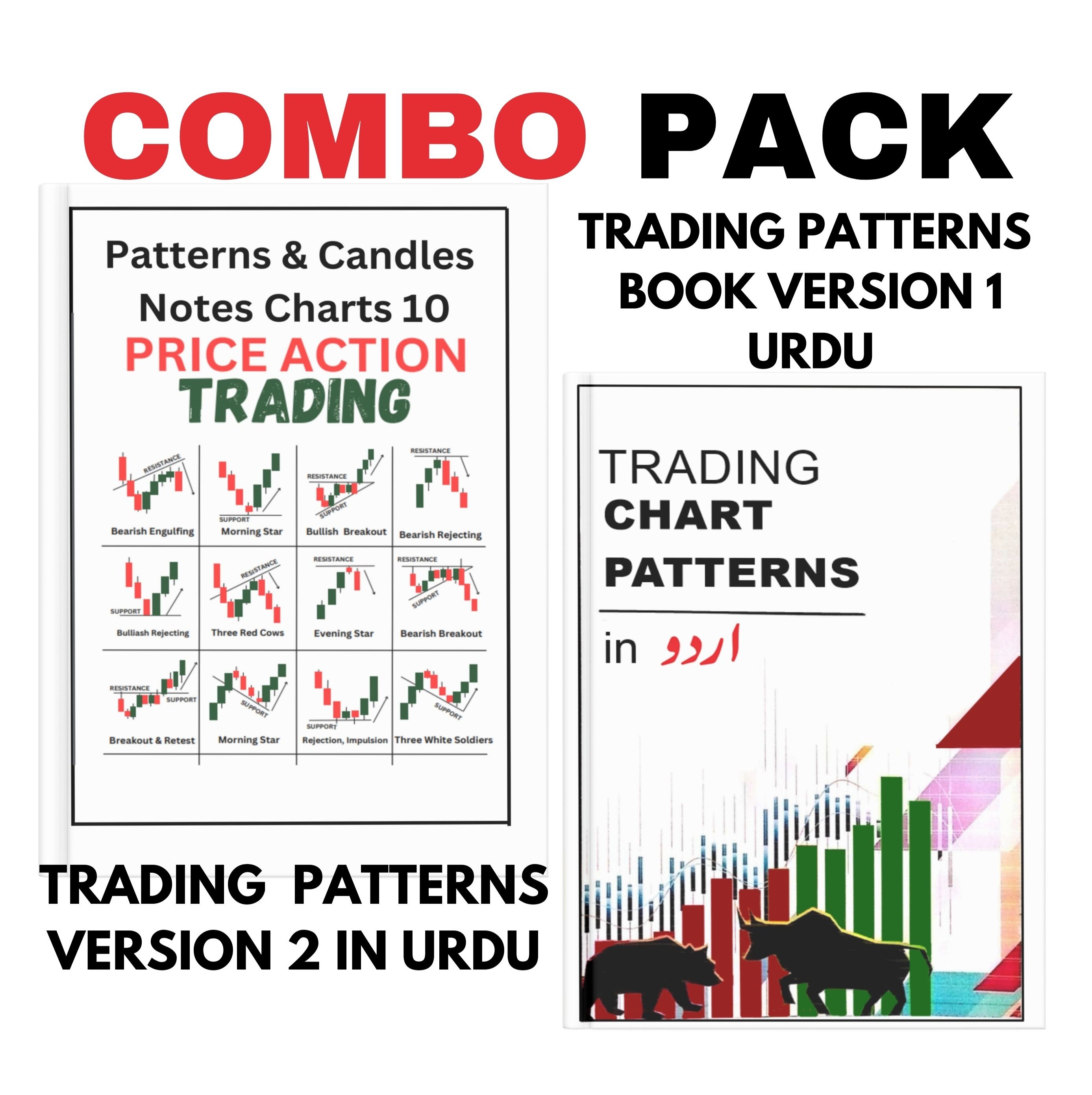 Trading Patterns and Candles Chart & Notes for Traders 10 | Daraz.pk