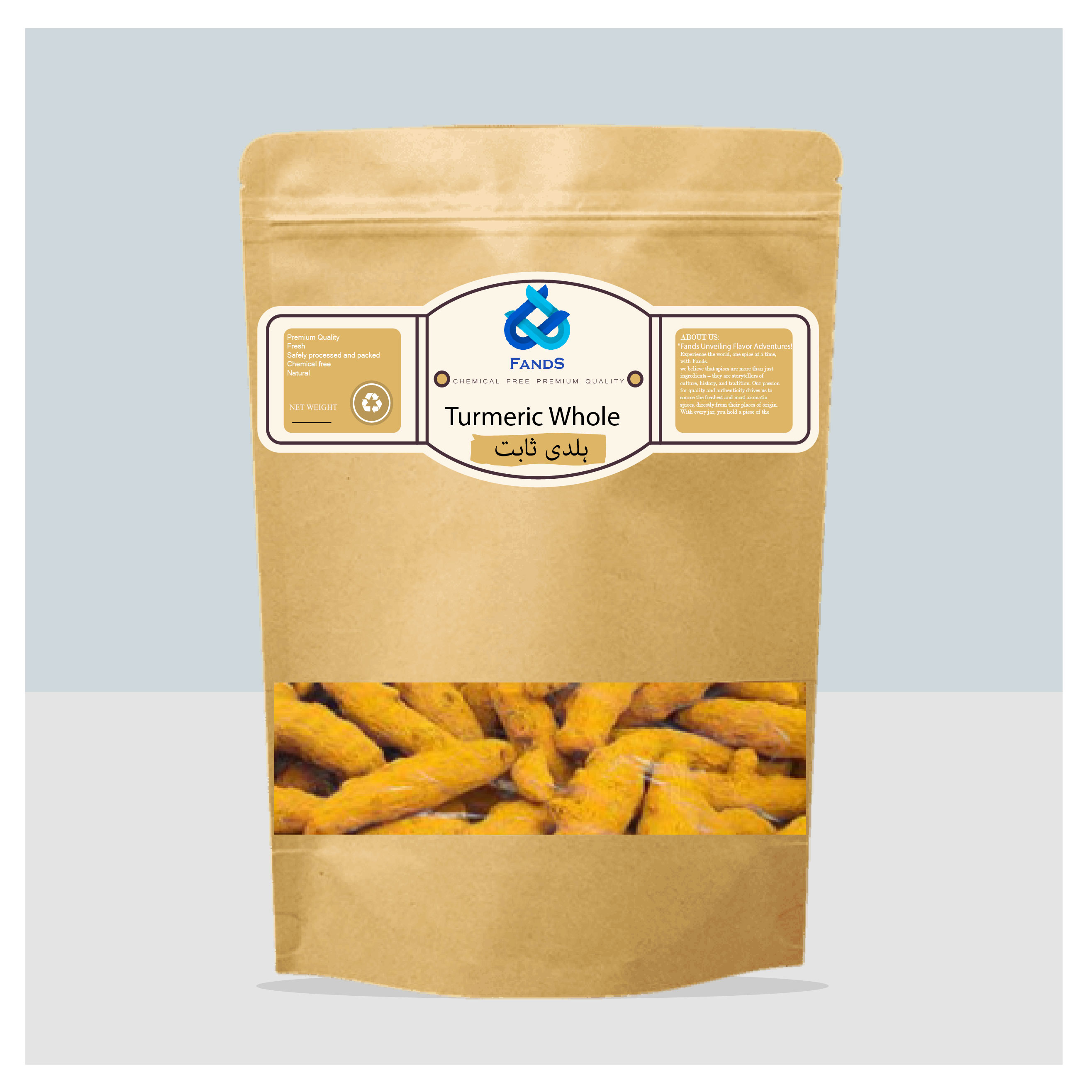 FandS Sabut Haldi (Whole Turmeric) 250 gram | Daraz.pk