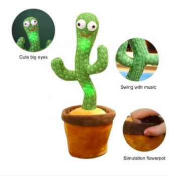 SP Dealz Dancing Cactus Toys for Kids Educational Plush Baby Toy ...