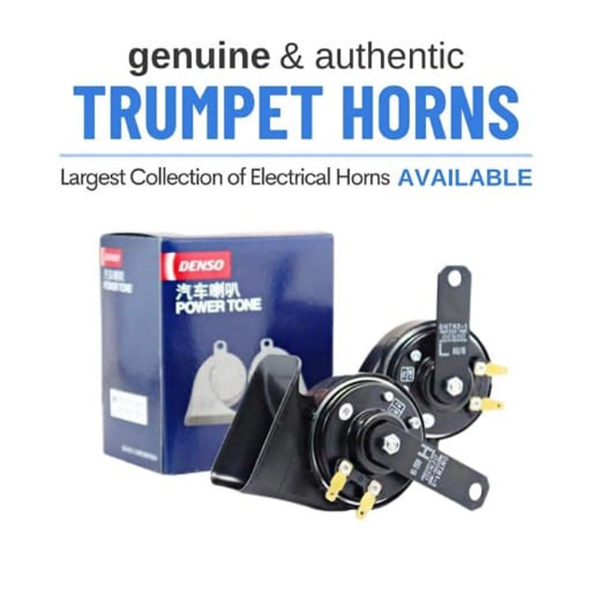 Denso Genuine Snail Horn Super Loud Horn (BMW sound Horn) Universal 12 ...