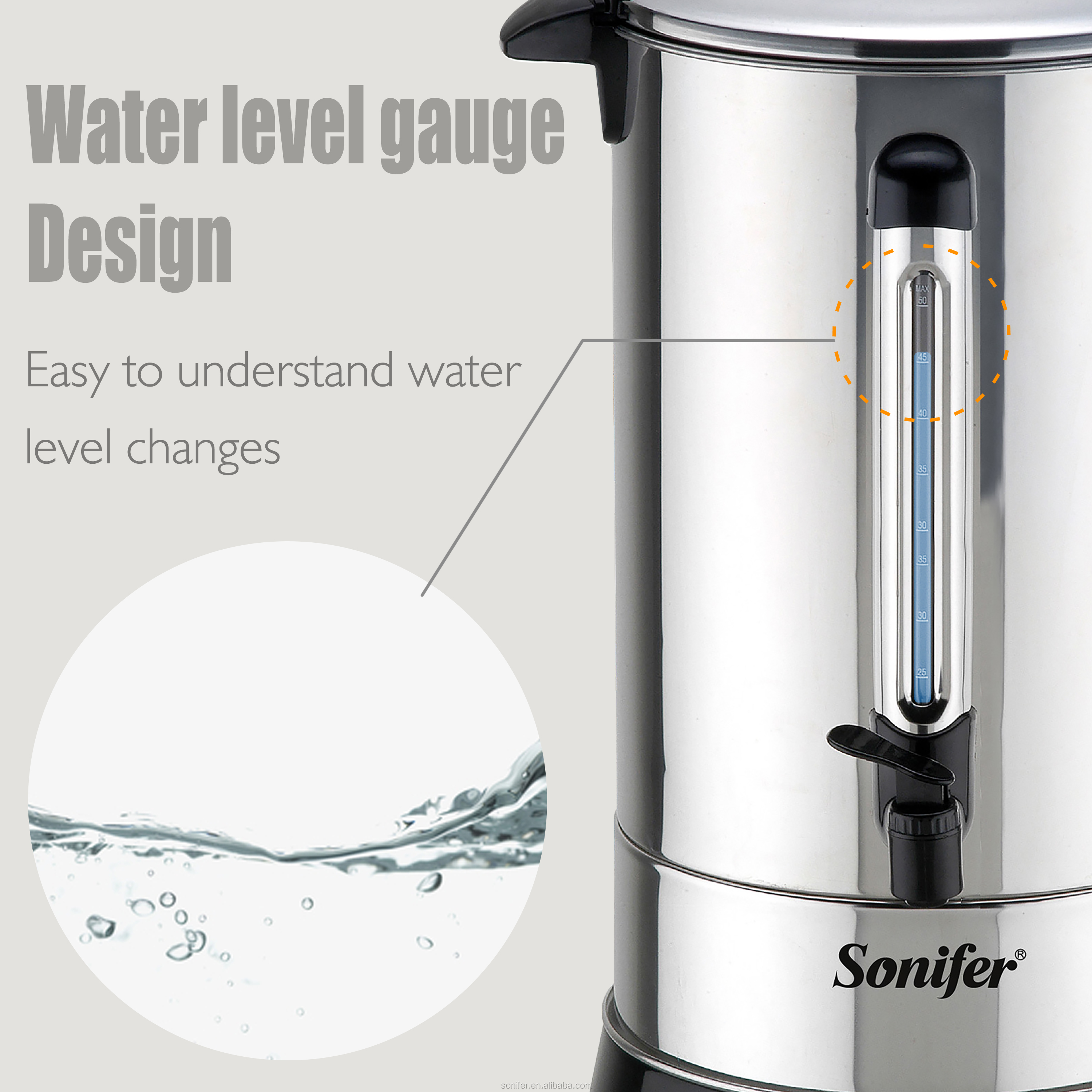 Commercial Size 16 Liter Electric Water boiler Kettle | Daraz.pk
