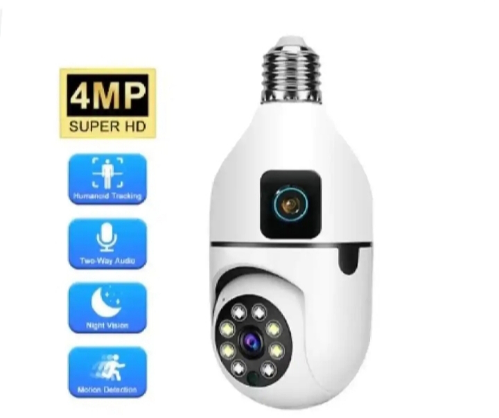 DUAL LENS - 4MP CCTV - CCTV Camera - 4 MP DOUBLE LENS Wifi Camera ...