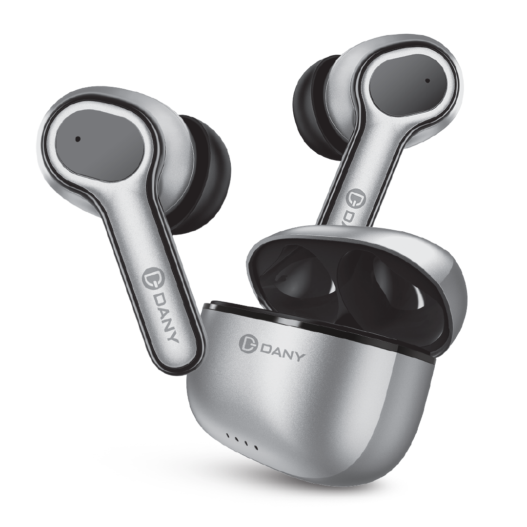 Dany Alpha Airdots 500 Quad MIC ANC Earbuds, Gaming Mode, IPX5 Water ...