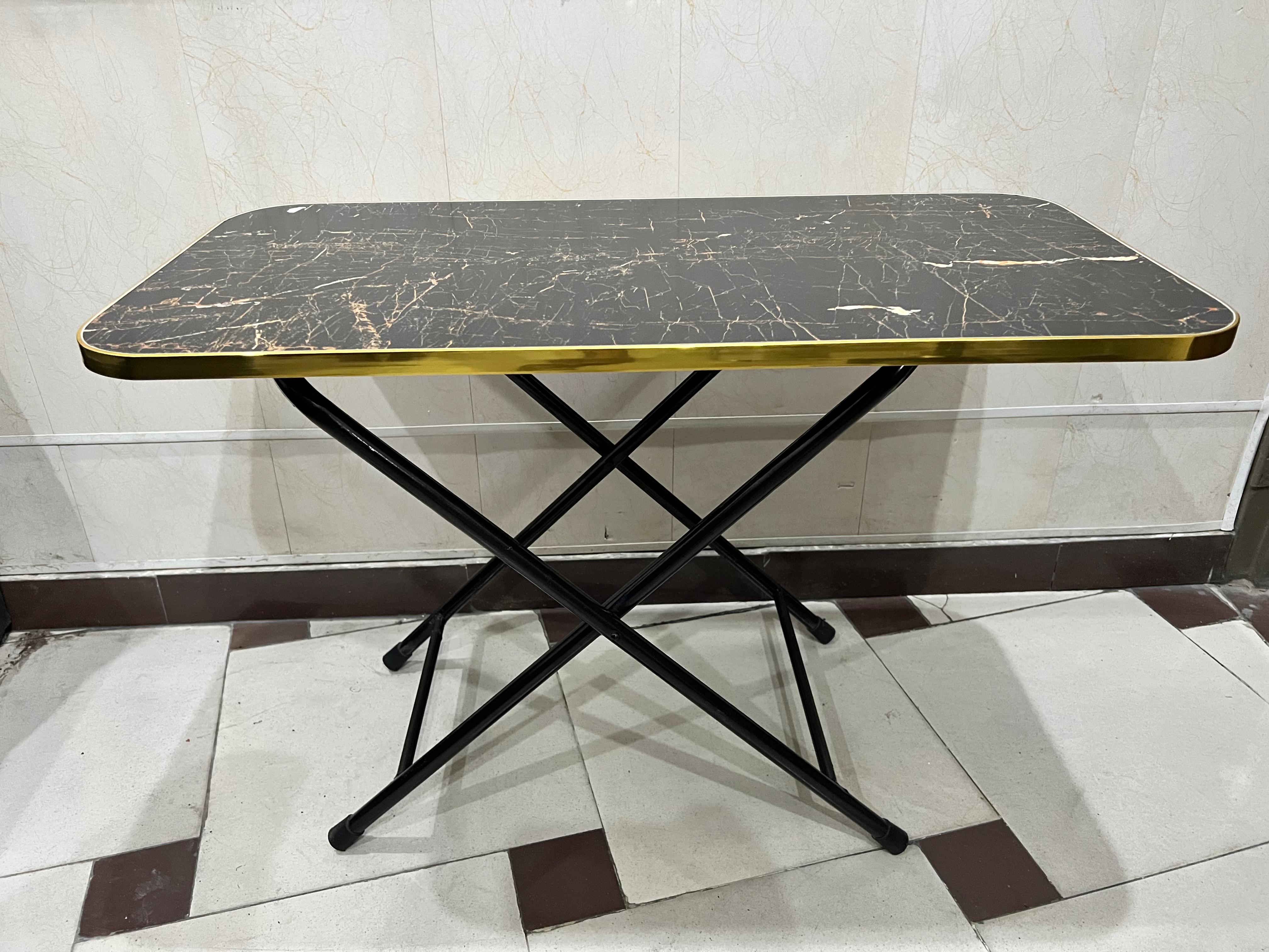 Modern Folding Table For Kitchen, Living Room and Bed Room - Round ...