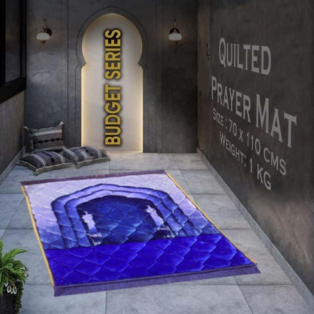 Jai Namaz Plush Velvet Prayer Mats Premium Orthopedic Foam Quilted ...