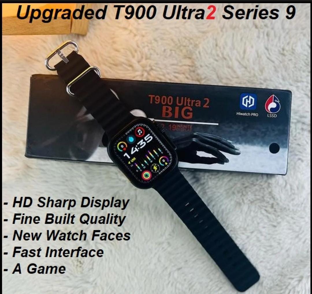 Smart Watch Ultra 2 T900 Big Box 2.19 INCHES DISPLAY SERIES 9 | Daraz.pk