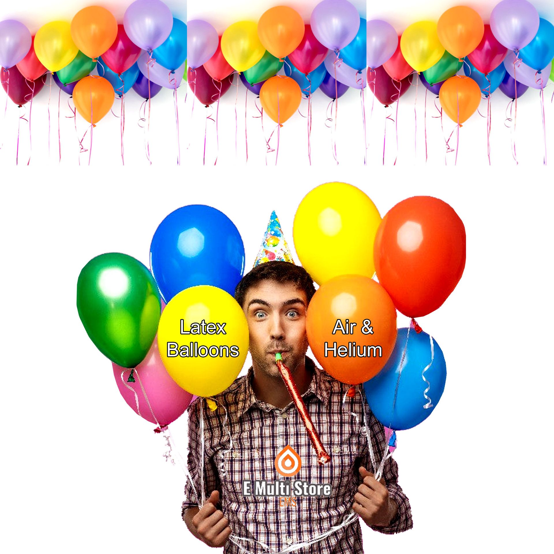 Latex Balloons 20 Pieces for Birthday Wedding Anniversary Party ...