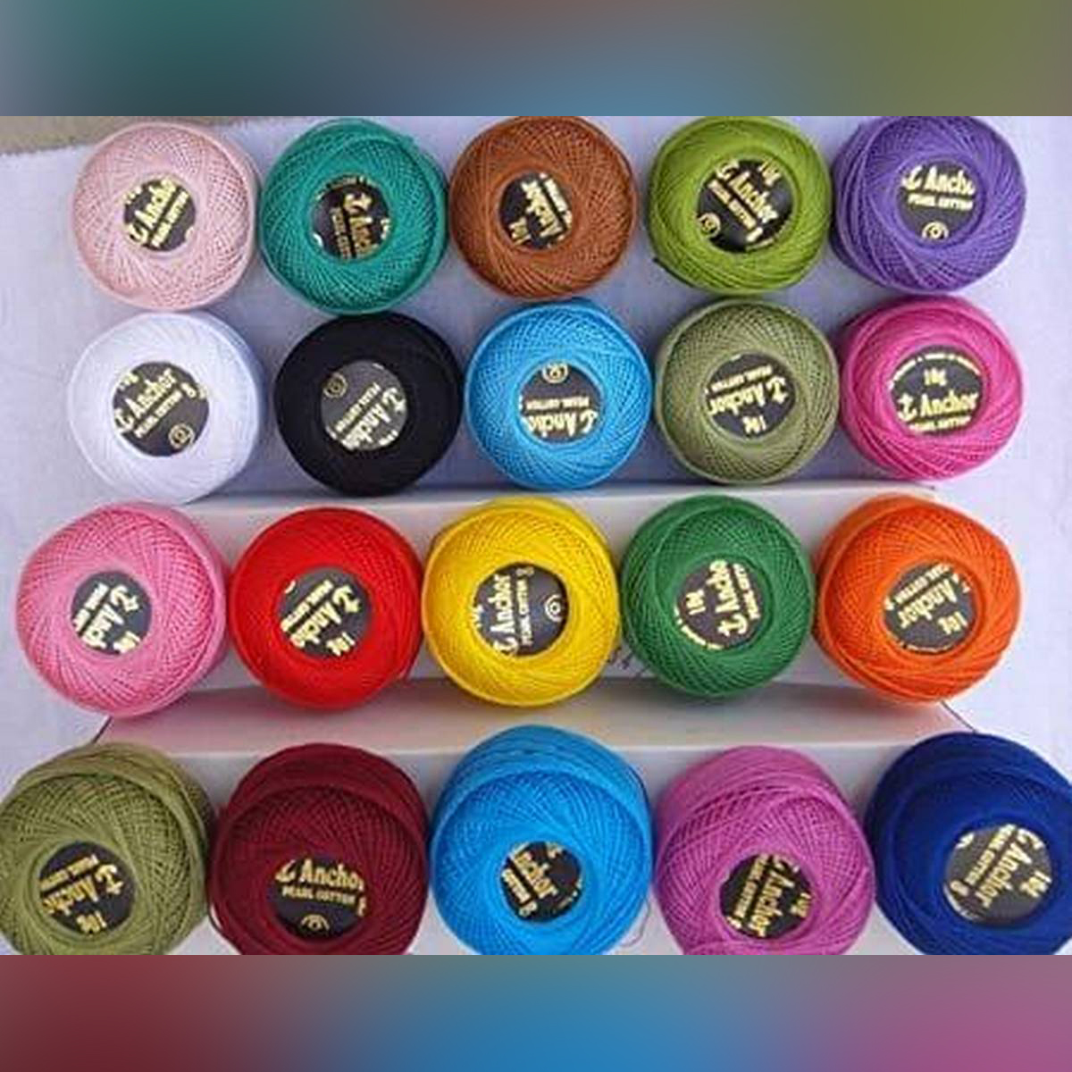 Pack of 20 Mix Color Stranded Cotton - Embroidery Thread | Daraz.pk
