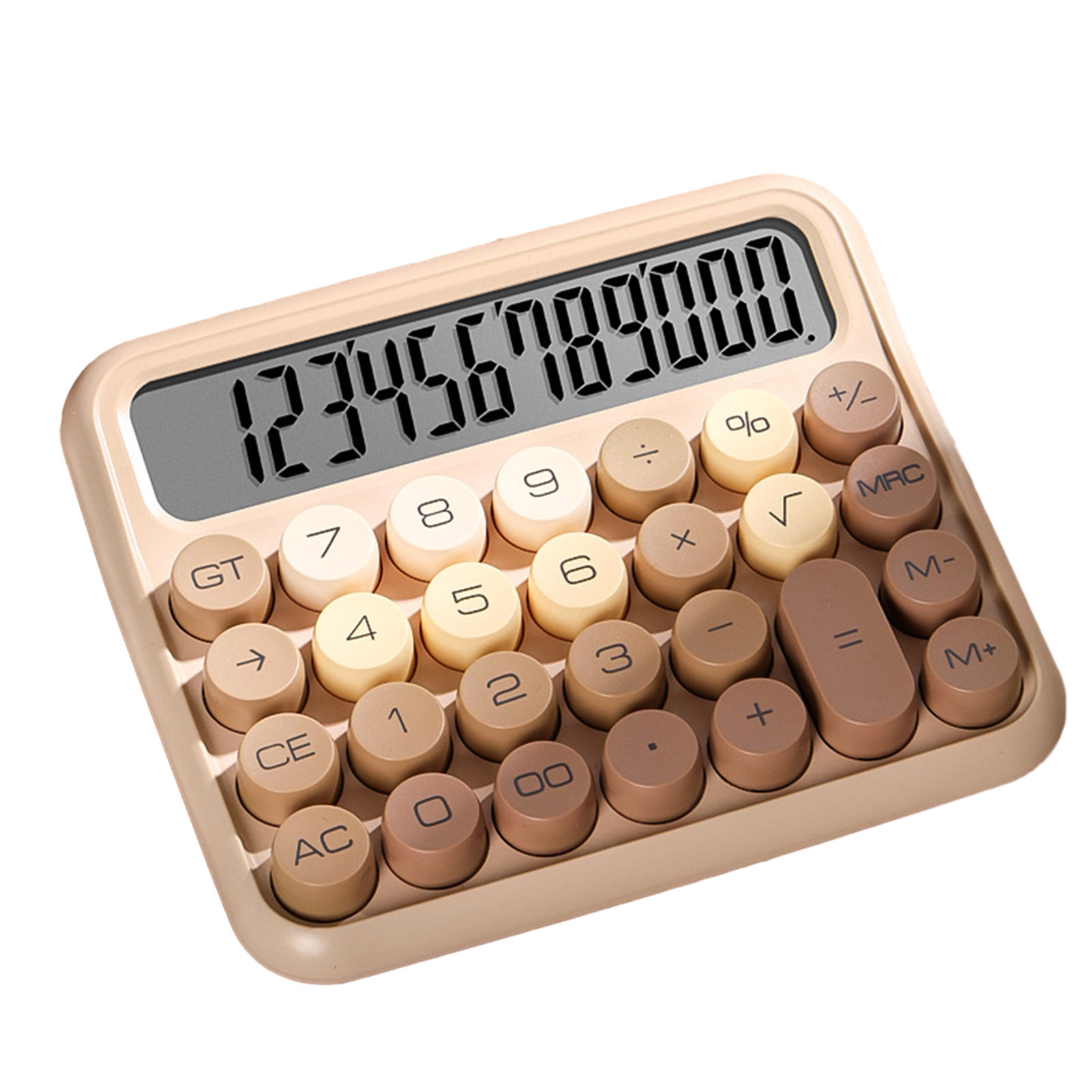 Certiou Typewriter Style Calculator 12-digit Large Button Gradient ...