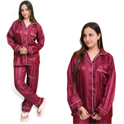 Night Dress For Girls - Silk Nighty For Girls - Silk Night Suit For ...