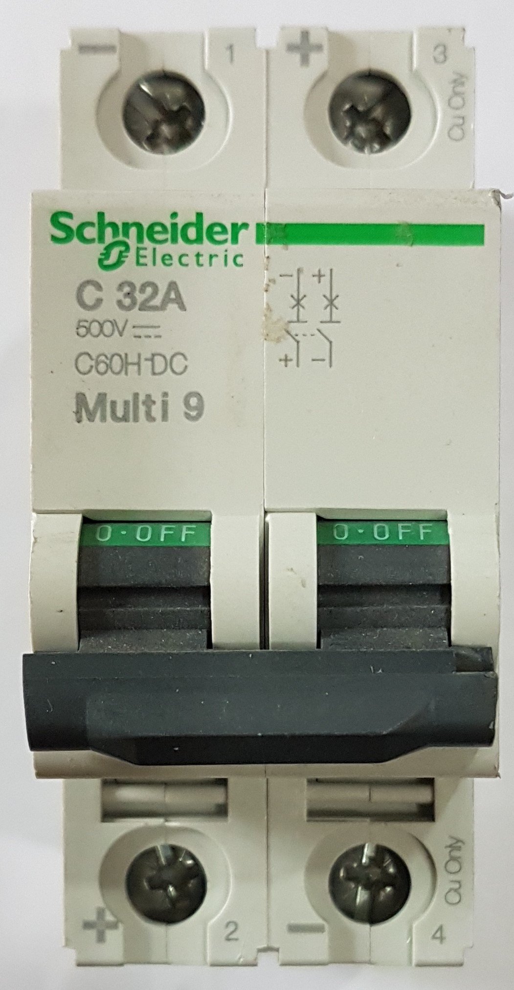 Schneider C60HDC, MCB C32A. 32A / 2Pole, White | Daraz.pk