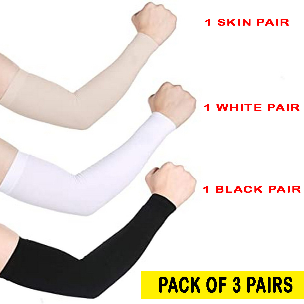 Arm Sleeves For Men Sports Sun UV Protection Cooling Sports Arm Sleeves ...