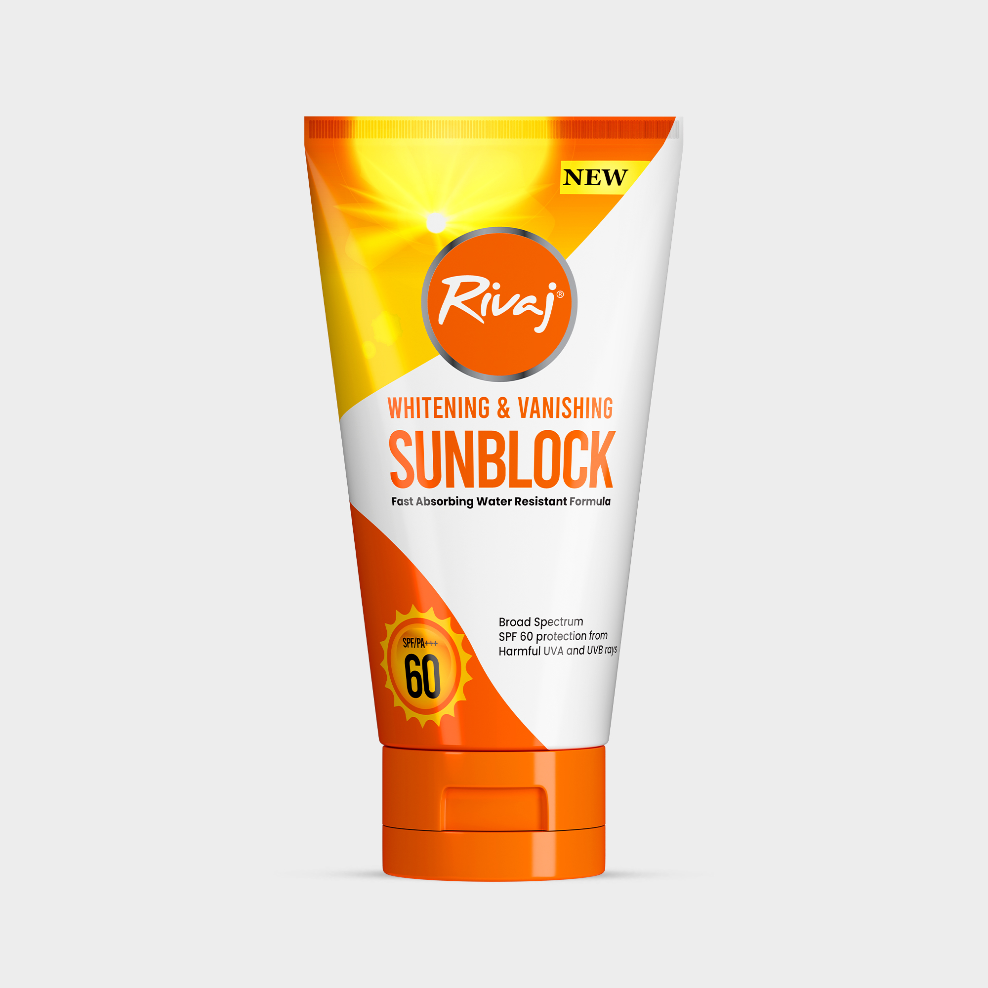 Rivaj UK - Whitening and Vanishing Sunblock SPF60 (100ml) | Daraz.pk