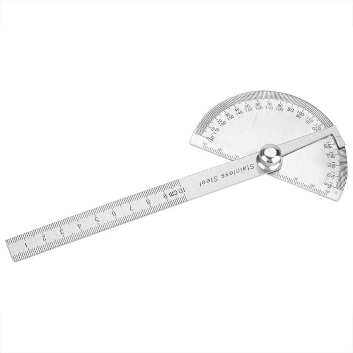 Protractor Angle Finder 80 400mm Stainless Steel 0 180 Protractor