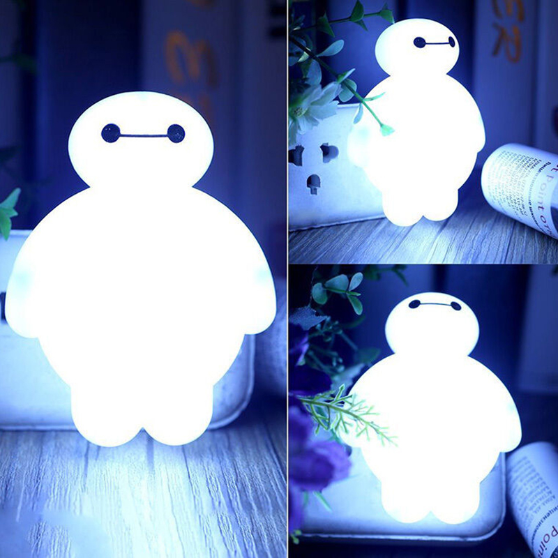BayMax LED Night Light Bulb Energy Saving Big Hero 6 Cute Lamp Home Kid ...