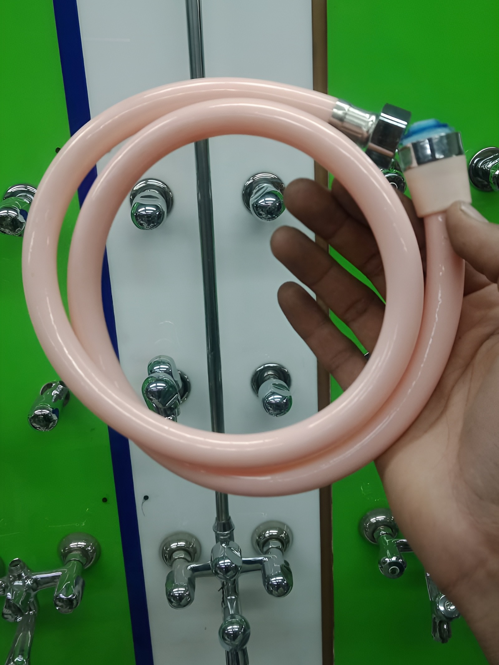 white blue off white pink s green toilet shower pipe colour muslim ...
