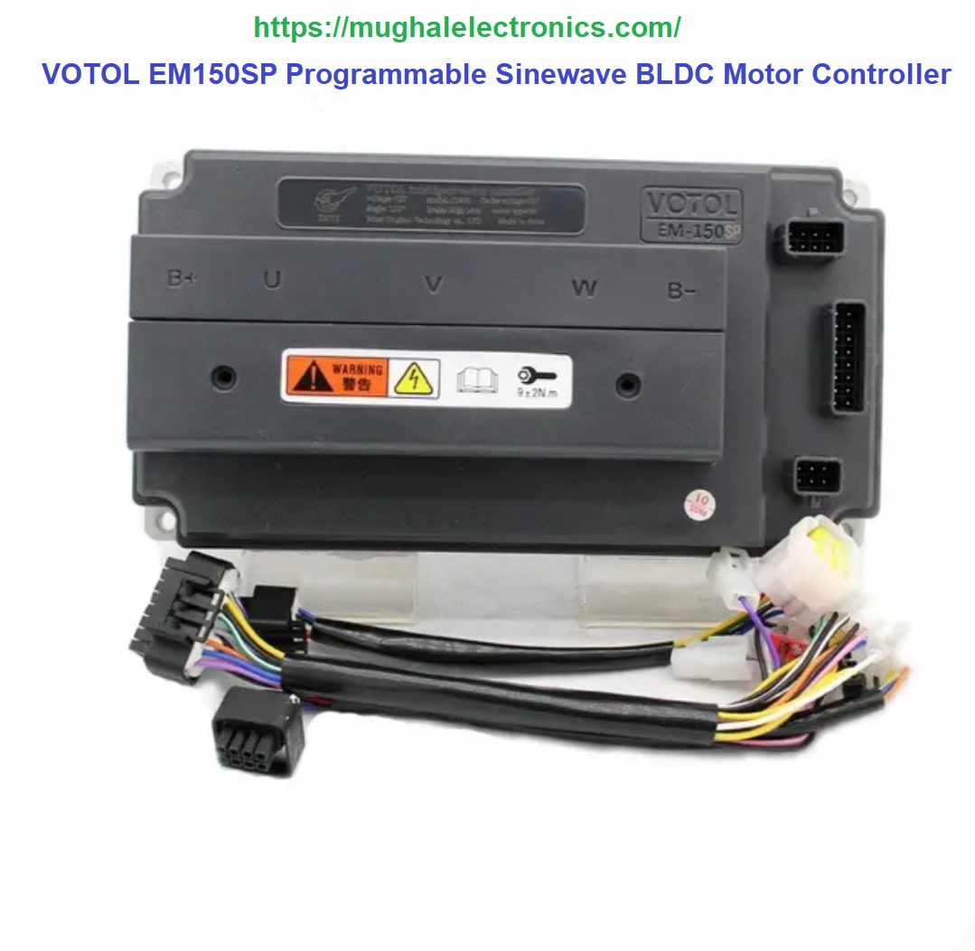 VOTOL EM150SP 3KW BLDC Sine Wave Controller For QS Hub Motor In-Wheel ...