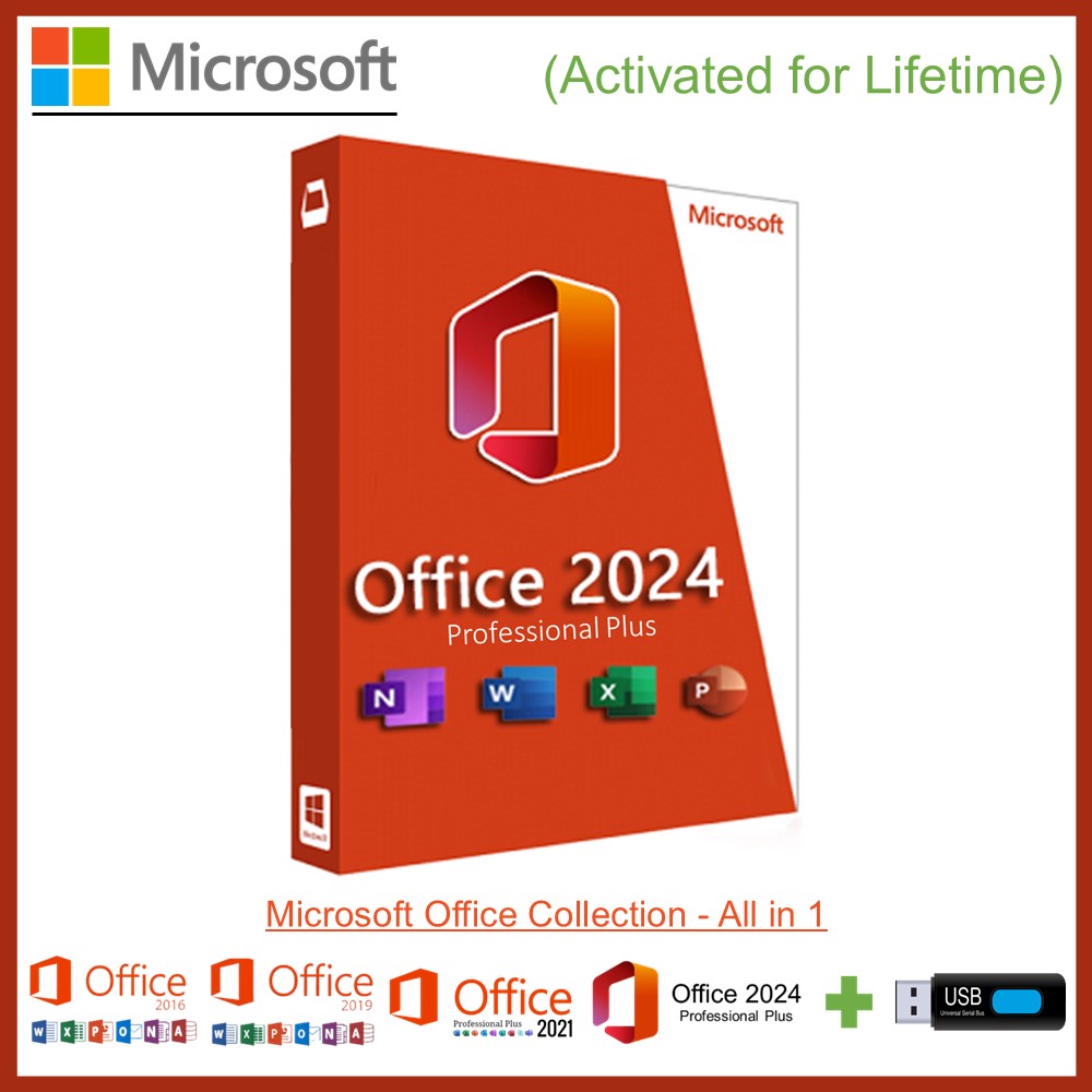 All Microsoft Office Collection (Windows & Mac) 2016/19/21/24 ...