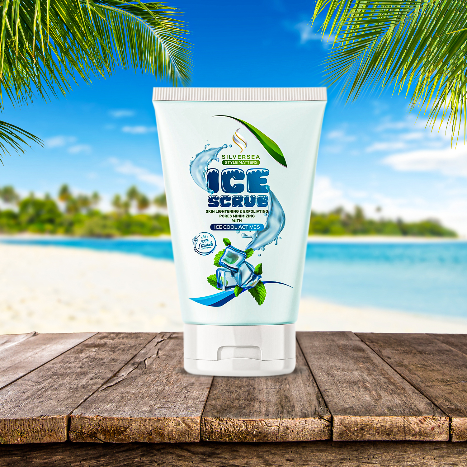 Ice Whitening Face Scrub - Skin Lightening & Exfoliating Scrub For Face ...