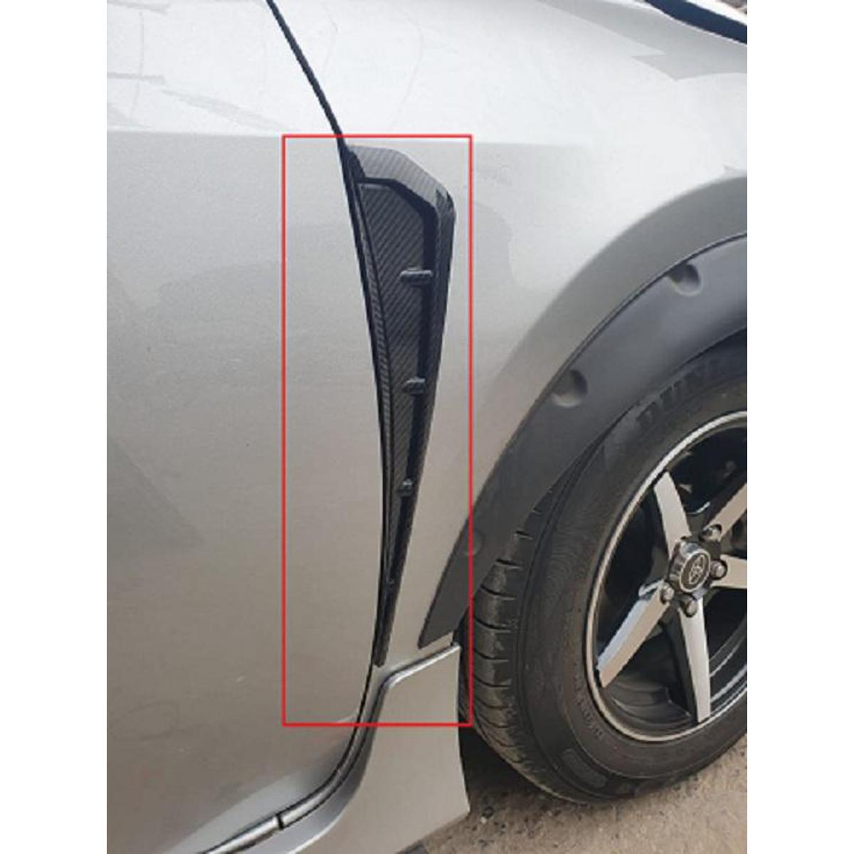 Universal CarbonFibre Texture Fender Vents ABS Plastic 02 Pcs | Daraz.pk