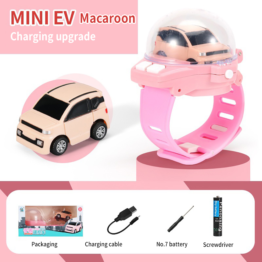 Watch RC Car Toy RC Mini Remote Control Car Watch Accompany with Your ...