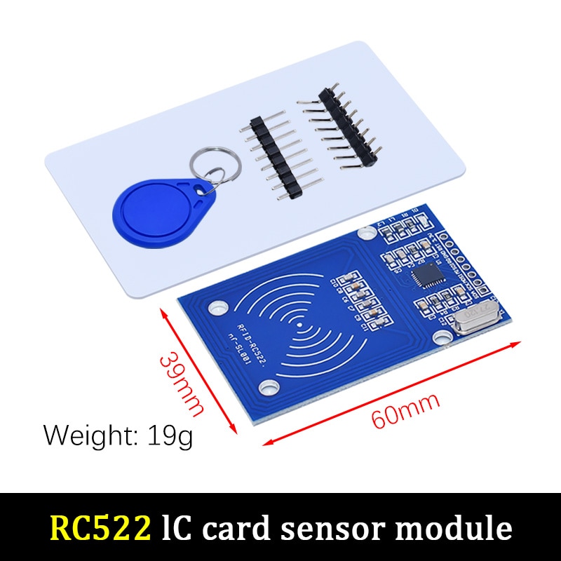 module RC522 MFRC-522 RDM6300 Kits S50 13.56 Mhz 125Khz 6cm With Tags SPI Write & Read for ...