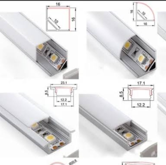 aluminum profile light channels for ward rope , kitchens cabinets ...