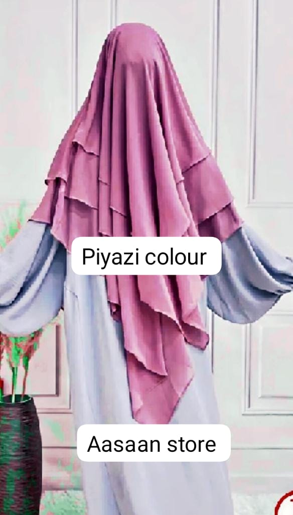 Three Layers Khimar Modest Hijab, Women's Clothing | Three Layers ...