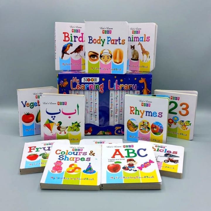 12 in 1 Little Learning Library Books for Montessori First Preschool ...