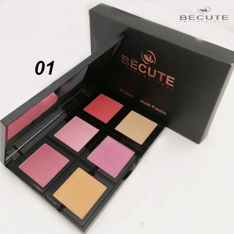 Becute Blush On Palette 6 Color Multi Colors Shades | Daraz.pk
