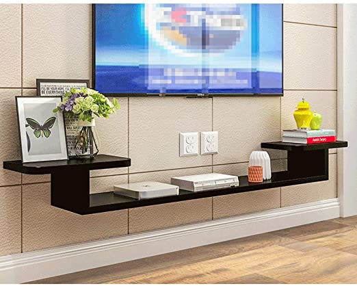 Led tv shelf Wall mounted Lcd racks Wall Mounted Media Console Floating ...